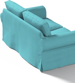 Potah na pohovku IKEA Ektorp 2-místná rozkládací  NOVÝ MODEL 2012 barva modrá látka pletený vzor