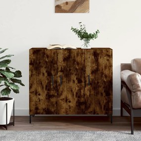 vidaXL Příborník kouřový dub 90 x 34 x 80 cm kompozitní dřevo