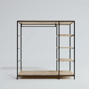 Kalune design Otevřená šatní skříň AMBERG 180x180 cm