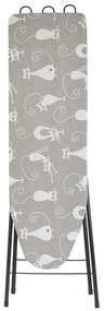 Erga Model Irit Black, žehlící prkno 120x30x80 cm, černá-vícebarevné, ERG-SEP-10DESIRITBLA