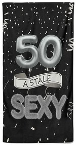 Osuška Stále sexy – černá (věk: 50)