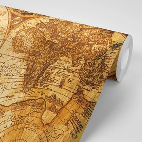 Samolepící tapeta kreslená mapa minulosti