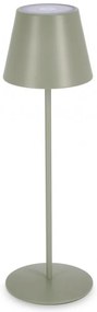 BIZZOTTO Zahradní stojací LED lampa ETNA 38 cm šedozelená
