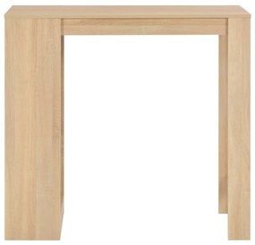 Barový stůl s regálem dub 110 x 50 x 103 cm 280213