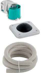 Geberit - Pneumatické nožní ovládání splachování, nerez ocel 115.939.00.1
