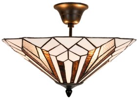 Stropní svítidlo Tiffany Shields - Ø 40*28 cm E14/max. 2x40 Watt