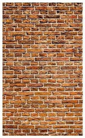 DIMEX | Vliesová fototapeta na zeď Stará cihlová zeď MS-2-0167  | 150 x 250 cm | oranžová, hnědá