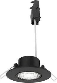Philips Cilantro 5W 4000K černá / LED podhledové svítidlo / 550lm / 9c