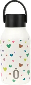 Runbott Mii Hearts Cream / Termoláhev / 350 ml / vakuová izolace / BPA