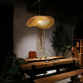 Toolight, závěsné svítidlo Natural 1xE27 APP880-1CP, přírodní, OSW-05240