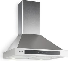 Klarstein Zelda, digestoř, 60 cm, nástěnná, 600 m³/h, LED, dotykové ovládání, časovač, nerezová ocel