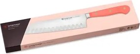 Wüsthof Classic Colour Coral Peach / Nůž santoku / Duté výbrusy / Čepe