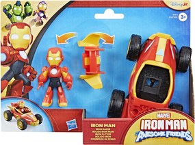 Hasbro marvel iron man and his awesome friends iron man vozidlo a figurka