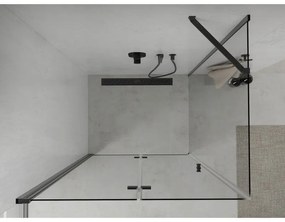 Mexen Lima sprchový kout 70x100 cm, průhledná, černá, 856-070-100-70-00