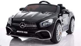 HračkyZaDobréKačky Elektrické autíčko Mercedes-Benz SL65 AMG LAK černé