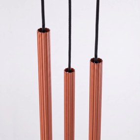 Sollux Lighting Závěsné svítidlo ARCHE 3P okrově červené
