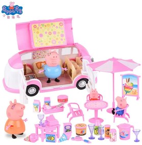 Prasátko Peppa "růžové piknikové auto"