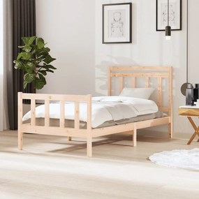 vidaXL Rám postele masivní dřevo 100 x 200 cm [3100952] Barva: Přírodní