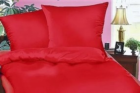 Veratex Bavlněné povlečení cihlové-červené 70x90 140x200cm  100% bavlna