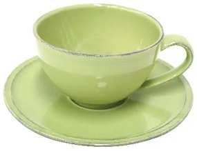 Costa Nova ED COSTA NOVA (DOPRODEJ POSLEDNÍCH KOUSKŮ) Hrnek na čaj s talířkem 0,26 L, "FRISO", zelená