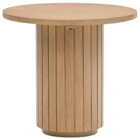 OnaDnes -20% Dřevěný odkládací stolek Kave Home Licia Ø 60 cm