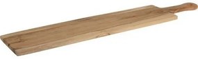 Servírovací prkénko z teakového dřeva, 70 x 1,5 x 15 cm