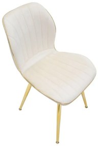 Designová jídelní židle Dandelion II krémová
