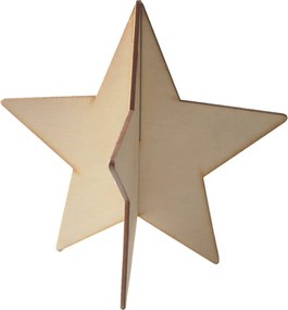 Vánoční dřevěná hvězda Deco Star malá Bloomingville