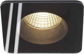 LA 114450 PATTA-F zápustná stropní čtvercová černá 230V/500mA 9W 38° IP65 3000K - BIG WHITE (SLV)