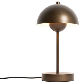 Retro stolní lampa tmavě bronzová - Magnax Mini