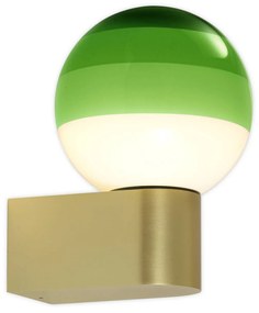 Nástěnné svítidlo LED MARSET Dipping Light A1, zelené/zlaté