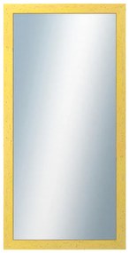 DANTIK - Zarámované zrcadlo - rozměr s rámem cca 50x100 cm z lišty RETRO žlutá (2533)