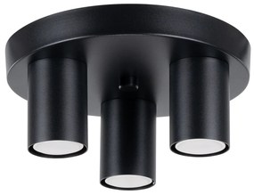 Sollux Lighting Stropní svítidlo LAGOS 3P Černá