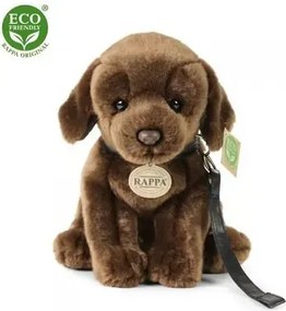 RAPPA Plyšový pes Labrador 25 cm / ECO-FRIENDLY / od 0 měsíců