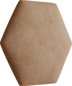 Eka Čalouněný panel Hexagon Trinity 40,5 cm x 35,3 cm - Béžová 2304