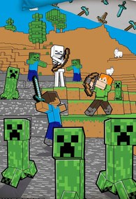 Dětské povlečení Minecraft Time to Mine
