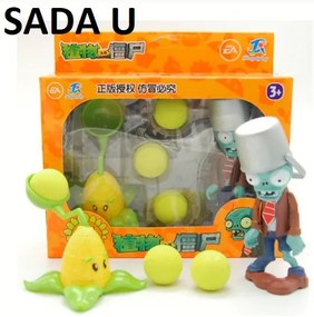 Silikonové figurky ze hry Plants vs Zombies 2 Set: sada U