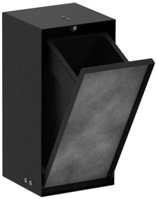 Hansgrohe XtraStoris Rock - Podomítkový odpadkový koš 2,5 l, matná černá 56063670