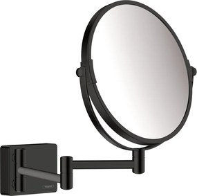 Hansgrohe AddStoris, kosmetické zrcadlo Ø188 mm, černá matná, HAN-41791670