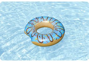 Nafukovací modrý plážový kruh Donut 107 cm pro plavání BESTWAY