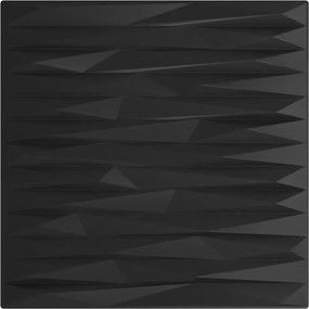 vidaXL Nástěnné panely 48 ks 50 x 50 cm XPS 12 m² ametyst [356942] Barva: Černý kámen