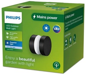 Philips - LED Venkovní nástěnné svítidlo LAVEN LED/6W/230V 4000K IP44