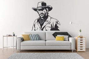 Lepy.cz Samolepka na zeď Red Dead Redemption - Arthur Morgan Velikost (šířka x výška): 50x51cm, Barevná varianta: Bílá