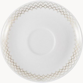 Sada podšálků z kostního porcelánu Jade, 6 dílů