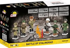 COBI 2061 Stavebnice Bitva u Stalingradu / 76 dílků / 6 figurek / od 6