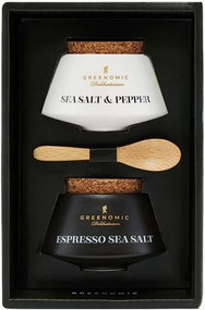 Sada koření Espresso Salt and Sea Salt & Pepper, 4 díly