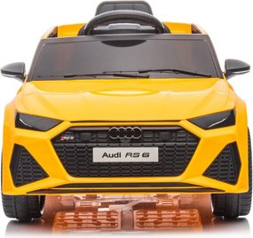 LEAN CARS Elektrické autíčko Audi RS6 BRD-2118 žluté