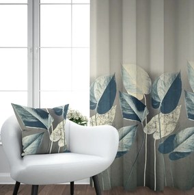 Ervi Blackout zatemňovací závěs Super print - Elegantní listí č.24