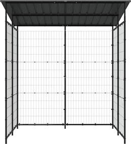 Přístřešek na kola 190 x 190 x 222 cm ocel černý 150780