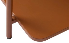 Designový konferenční stolek Harinder 75 cm terakota